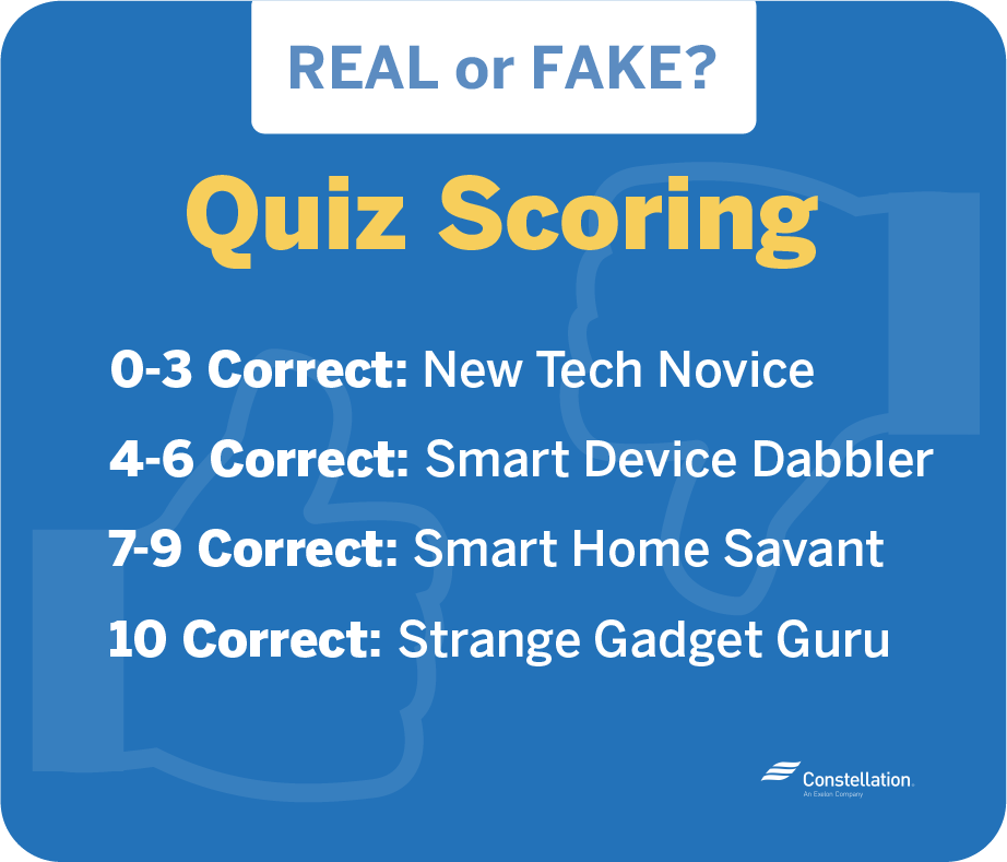 Real vs. Fake Smart Device Quiz