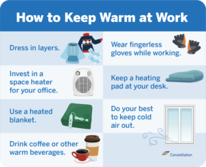 How to Stay Warm in a Cold Office | Constellation