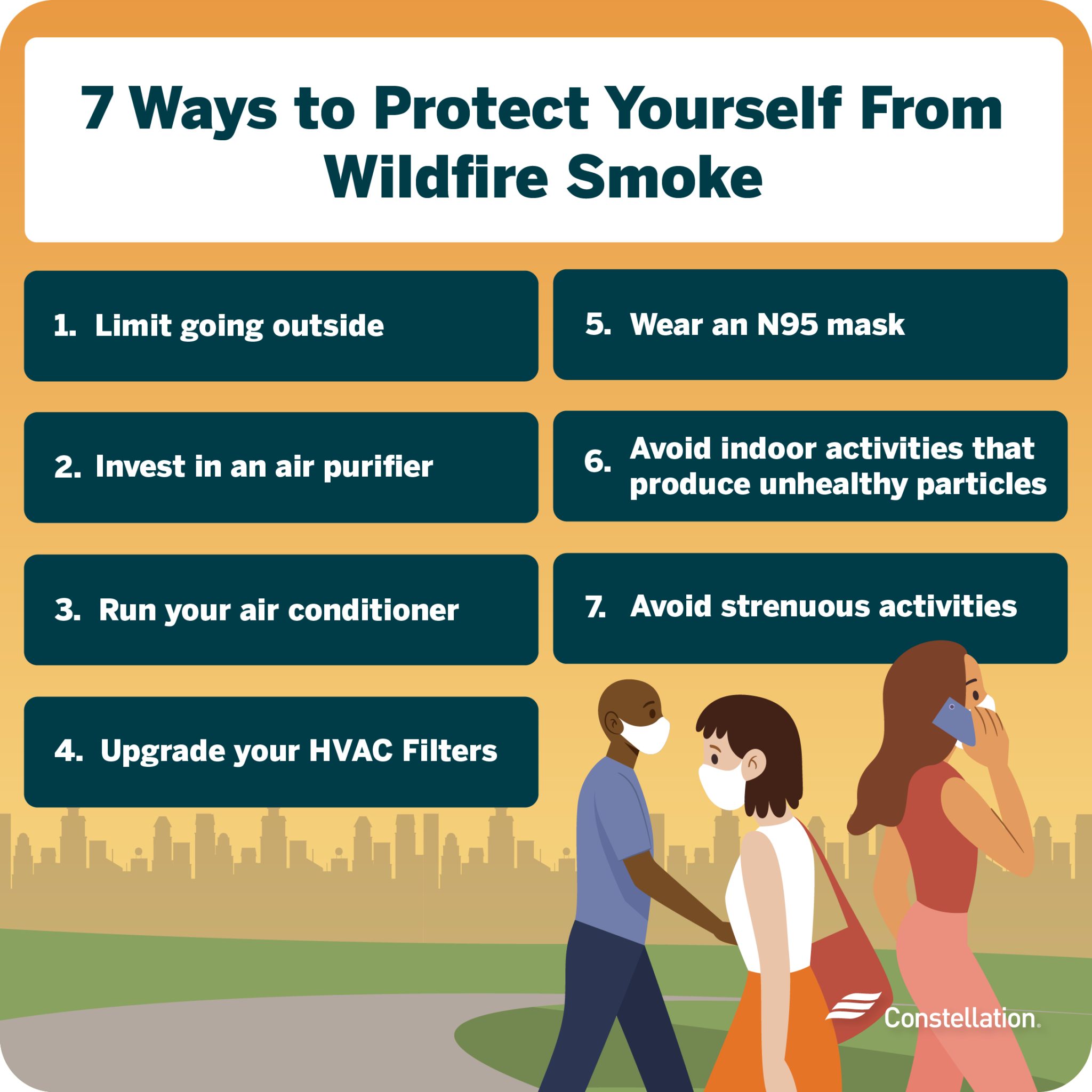 Wildfire Smoke: What to Do When Air Quality Is Bad | Constellation