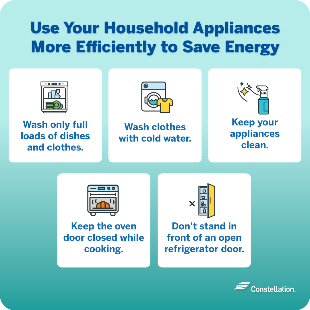 31 Ways to Save Energy in Your Home | Constellation