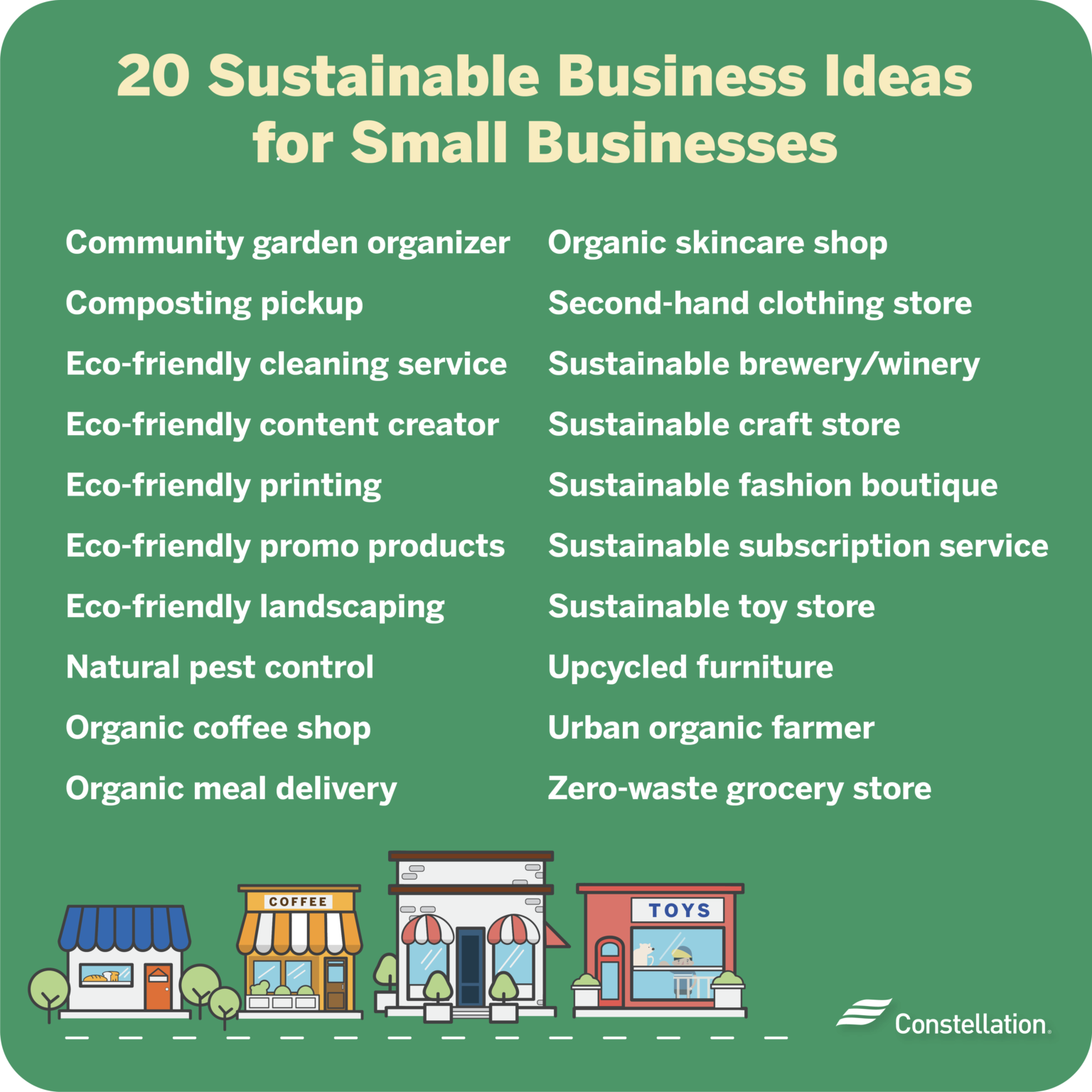 Sustainable Business Ideas for Eco-Friendly Entrepreneurs | Constellation